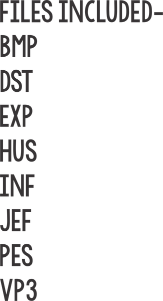 Gators Satin Stitch Script Stacked Embroidery Download - Sassy Threadz